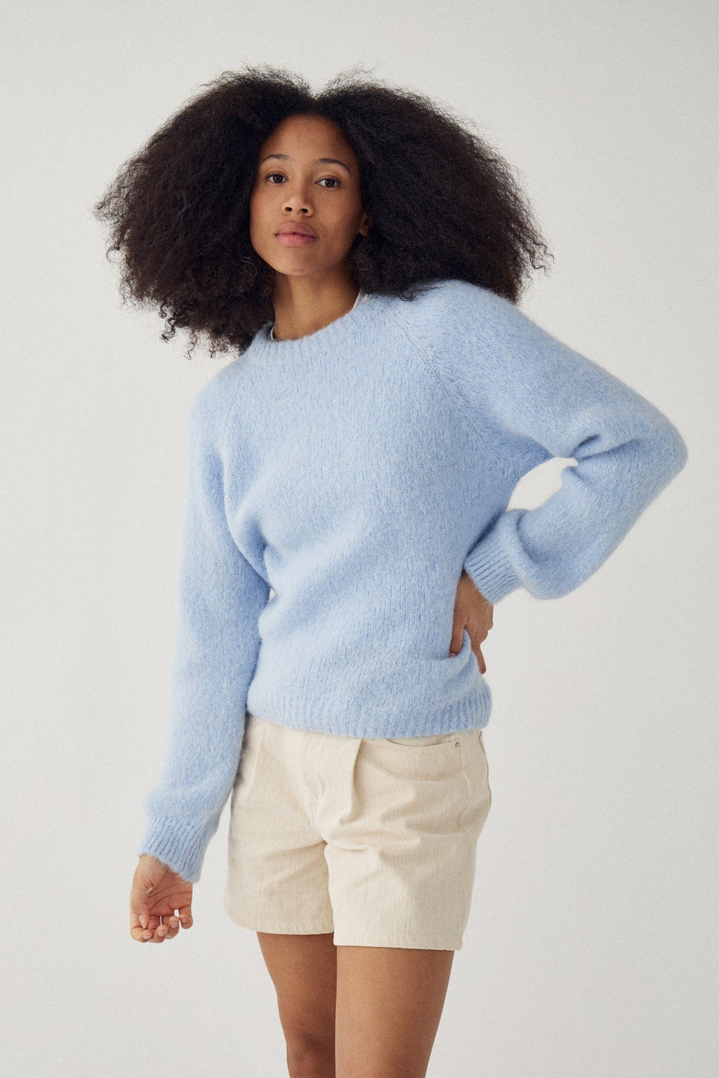 N-Latora Knit Light Blue – Noellafashion.com