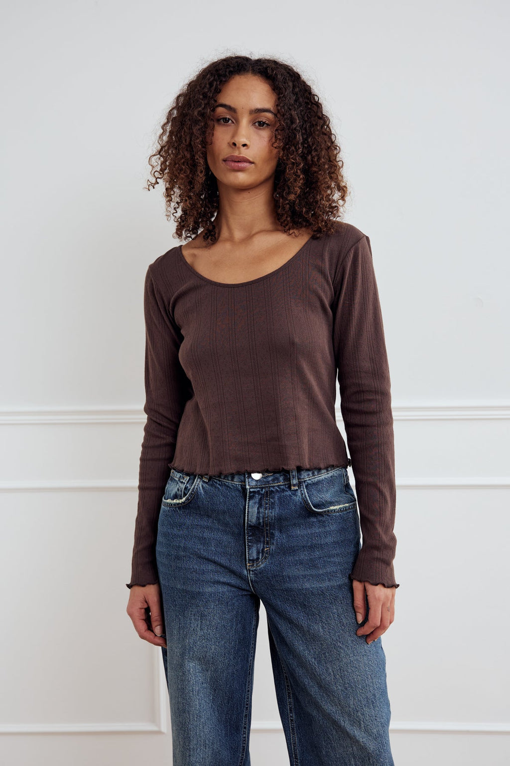 Karmia Top Chocolate – Noellafashion.com