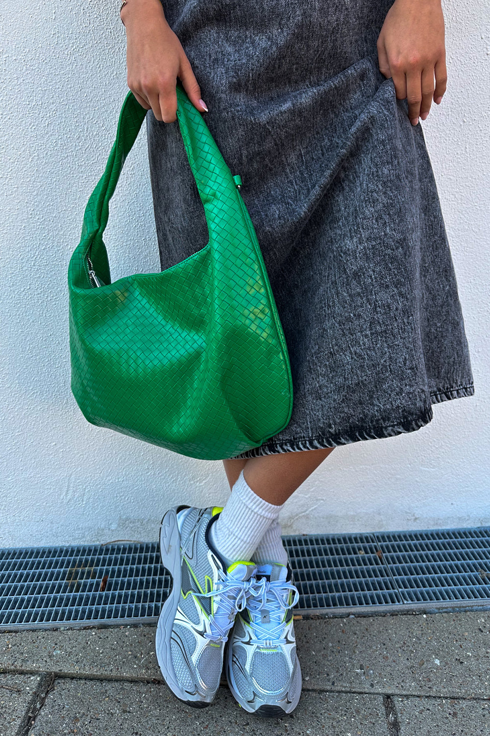 Peony Hobo Bag Bright Green – Noellafashion.com