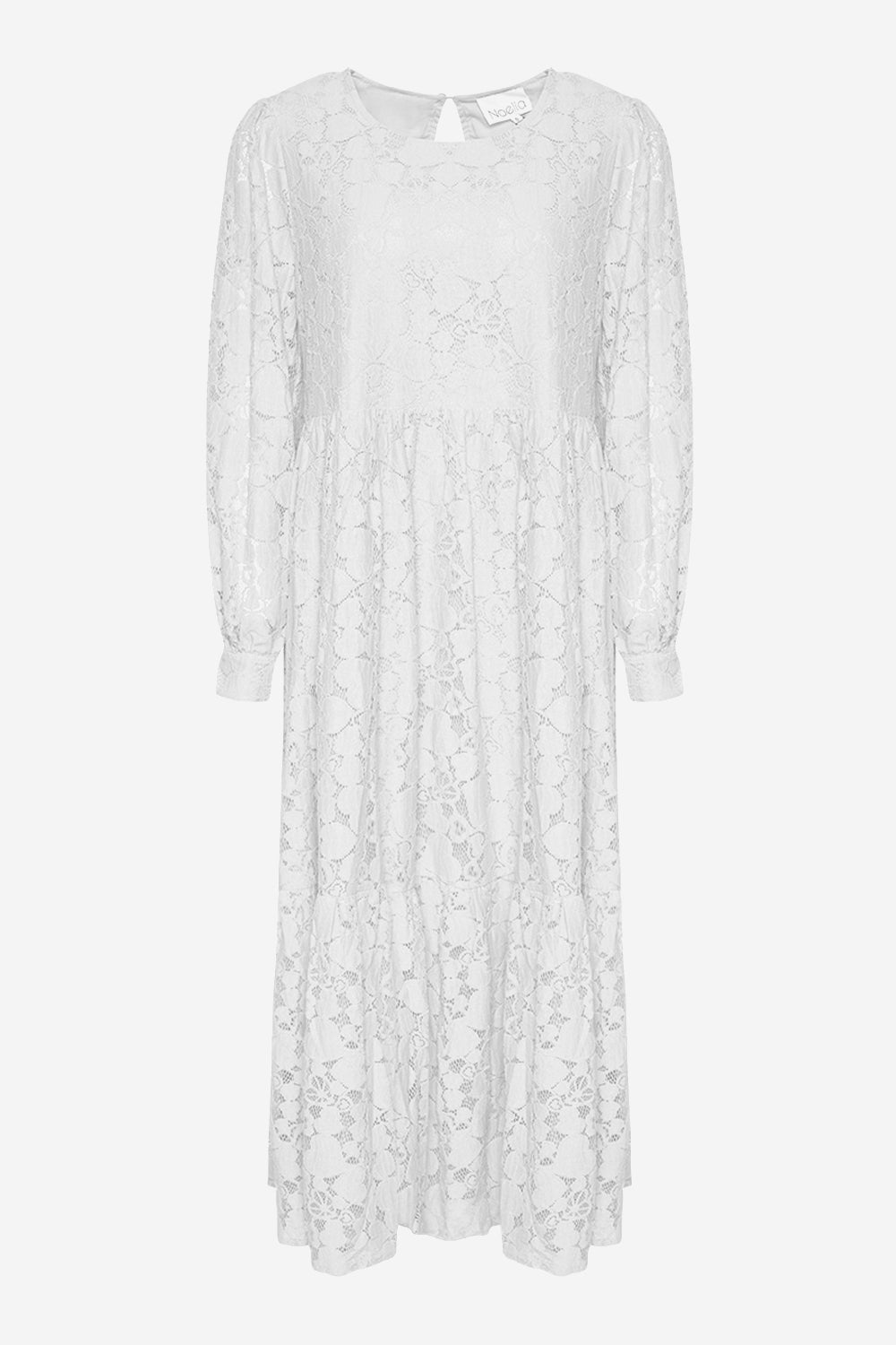 Macenna Long Dress White – Noellafashion.com